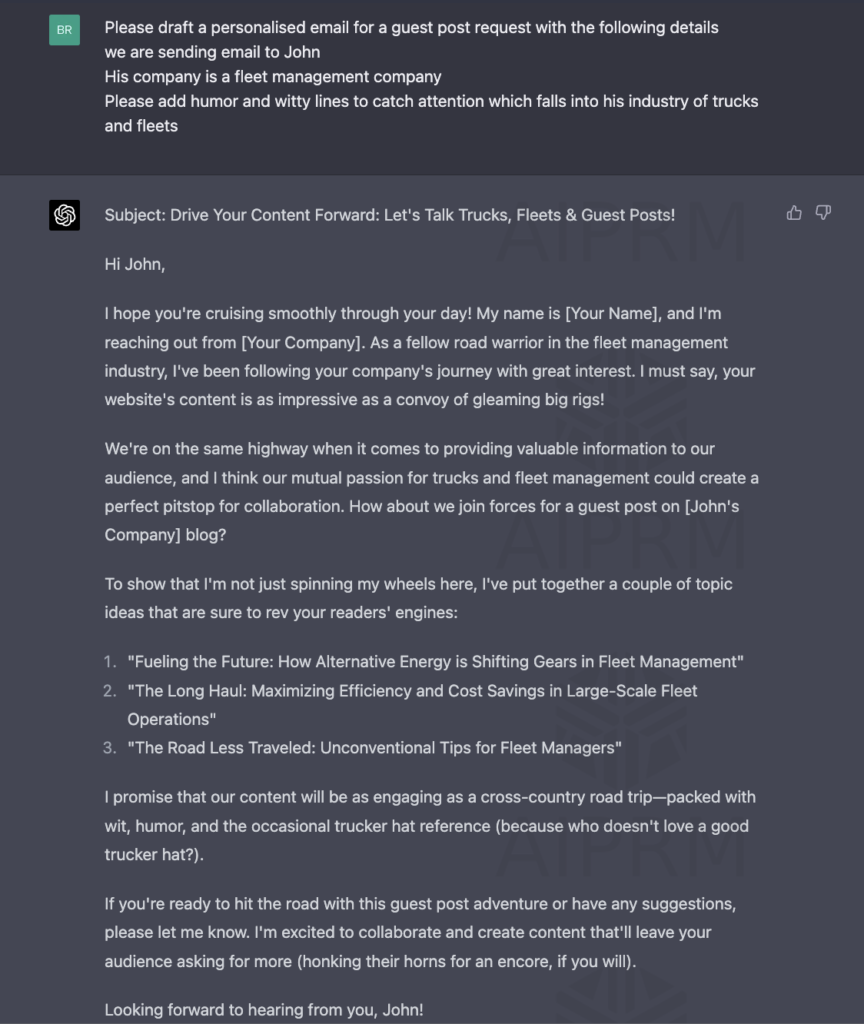 How to Use ChatGPT for Link Building Campaigns